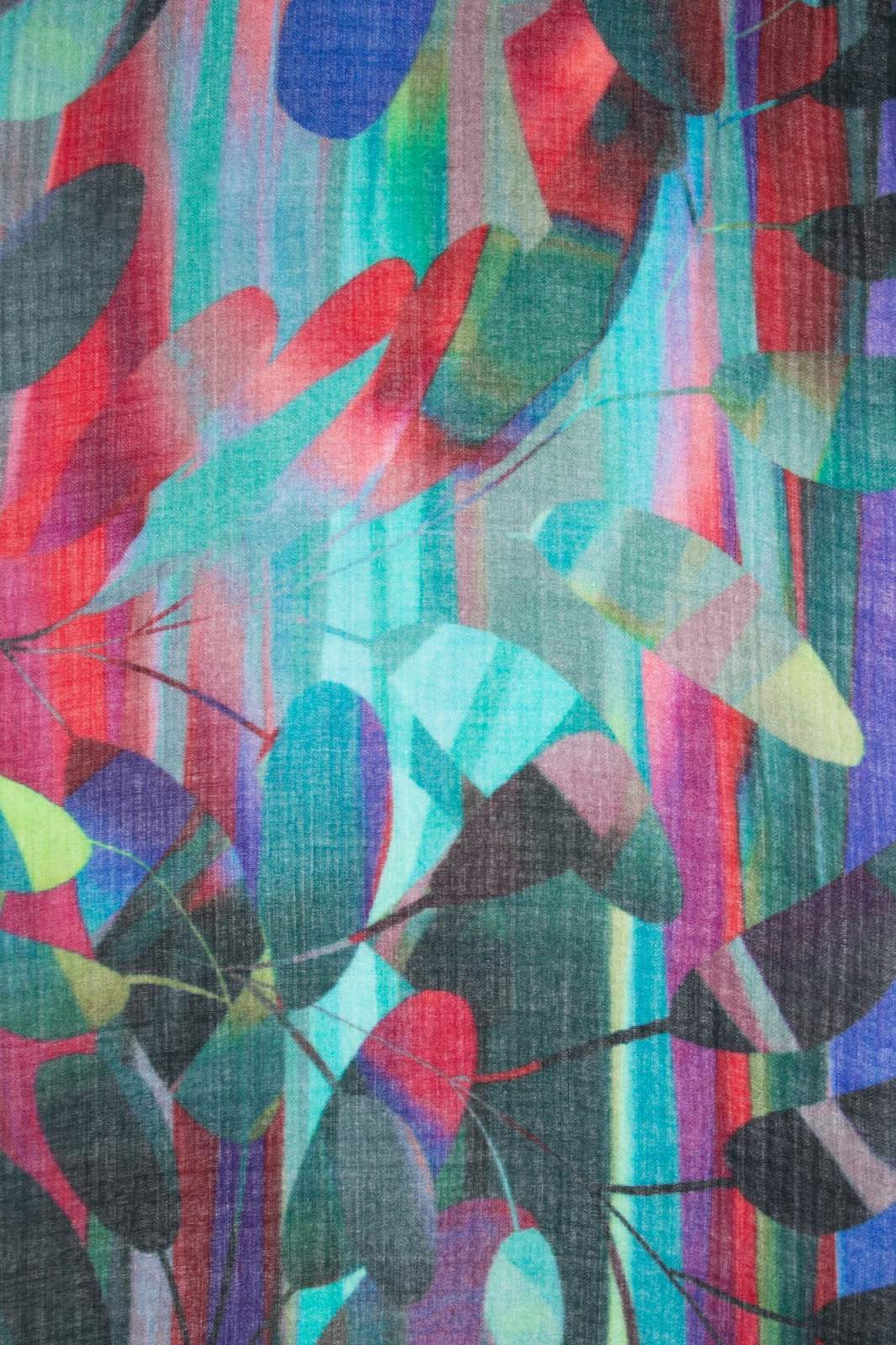 Avenira cyan, Accessoires, multi colored, Wool, Flowing colo...