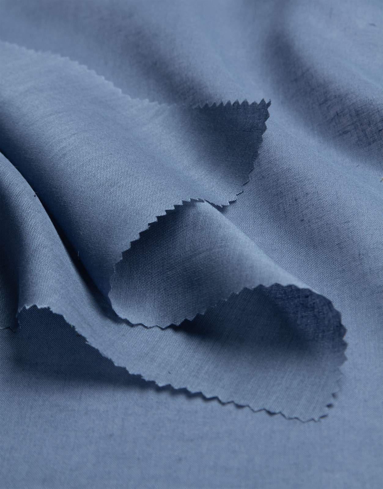 Bio-Batist antikblau, Batist / Musselin / Voile Stoff, Baumw...