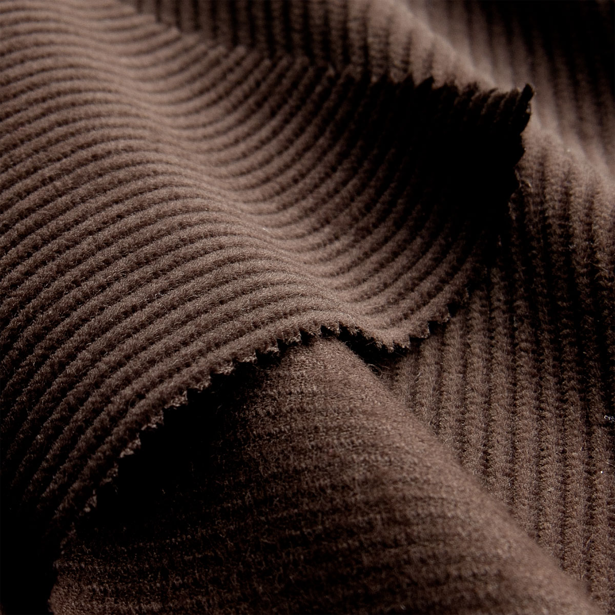 Bio-Cord mokka, Gewebe, Baumwolle, dunkelbraun, 13,16,, Cordstoffe ...