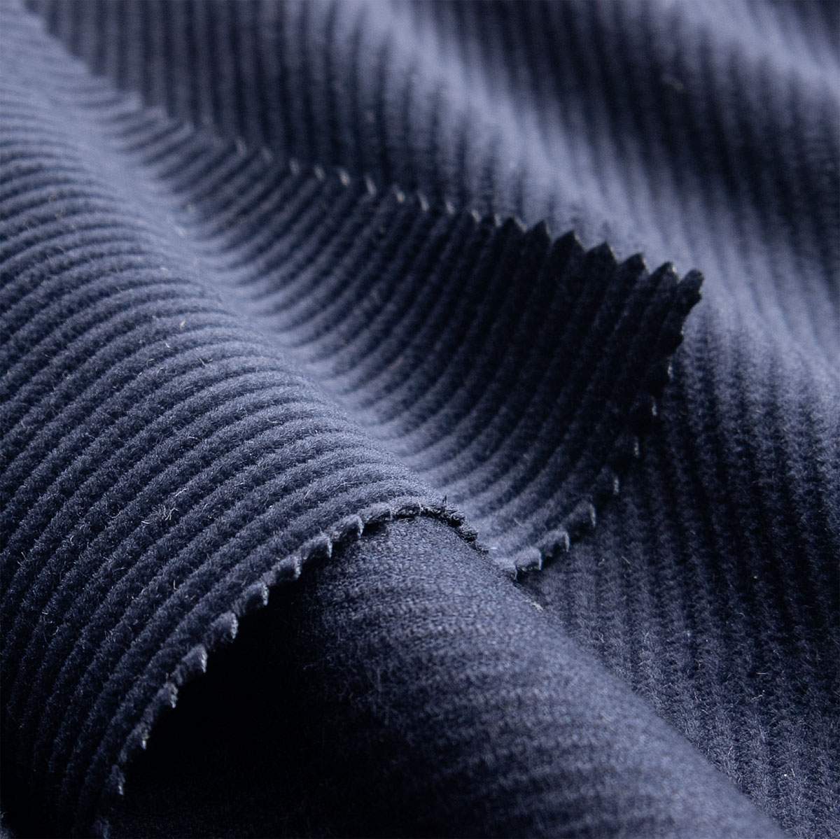 Bio-Cord nachtblau 2, Woven, Fabrics, night blue, Cotton, Ge...