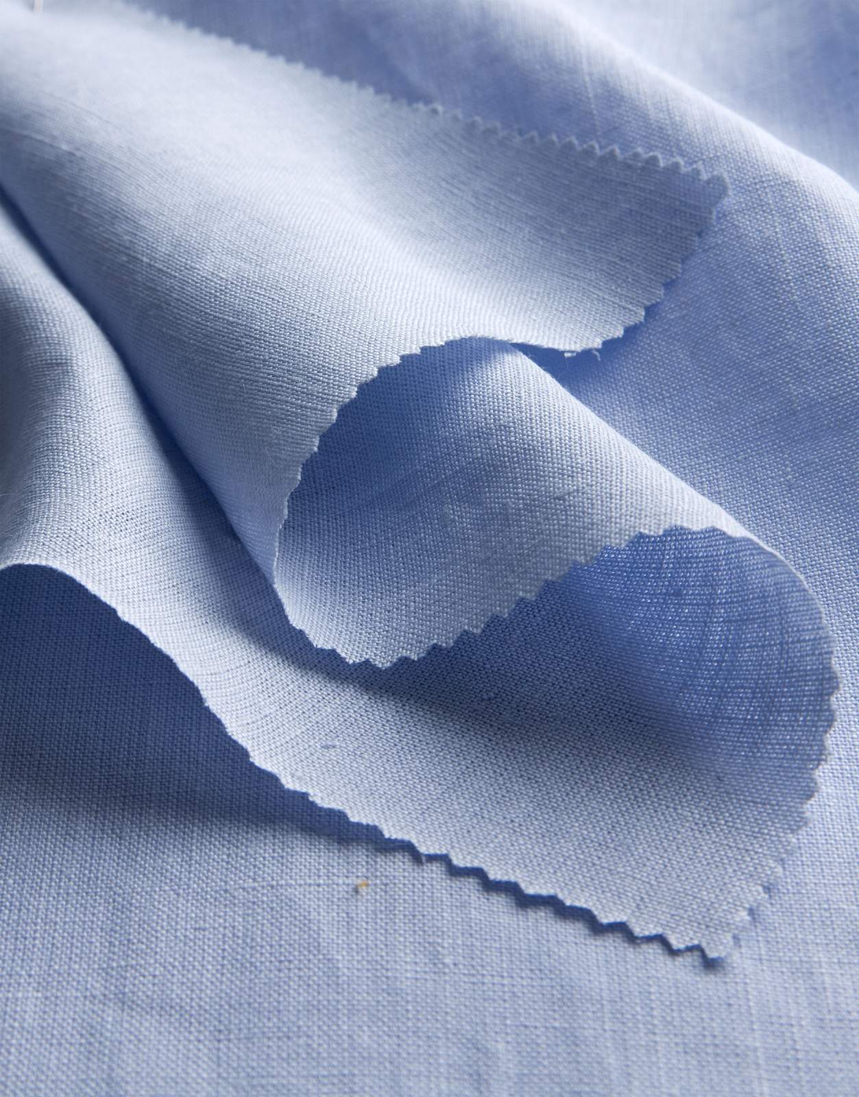 Bio-Hanftuch himmelblau, Leinwandgewebe Stoff, hellblau, Han...