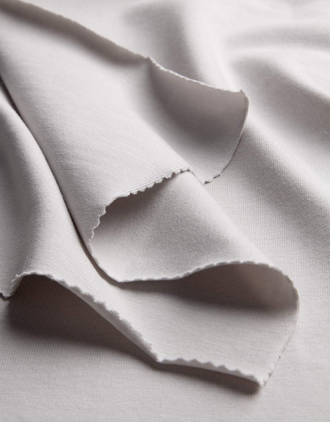 Bio-Jersey F20 kiesel, Knitted, Fabrics, pebble gray, Cotton...