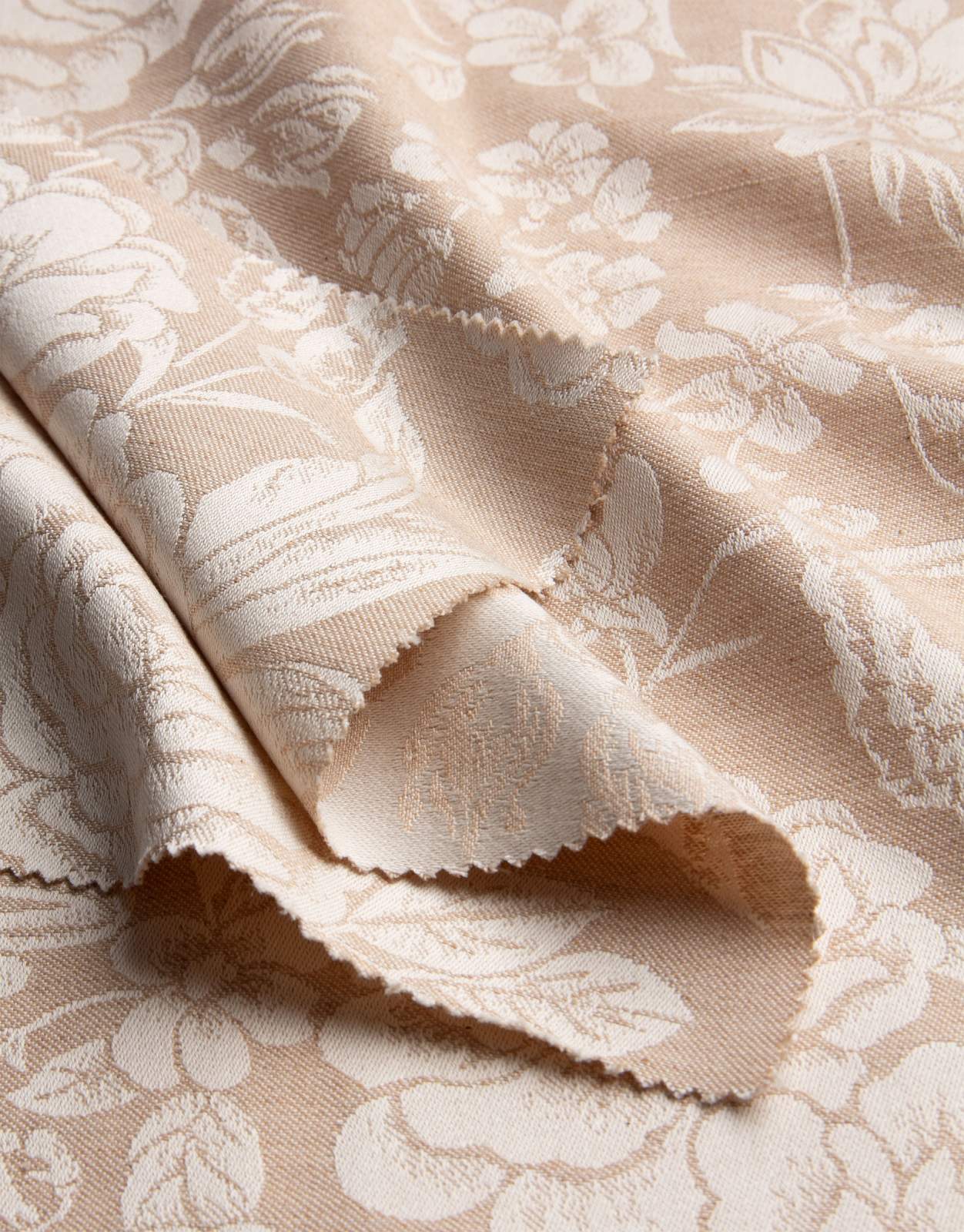 Bio-Rosenranken braun, Woven, Fabrics, natural-brown, Cotton...