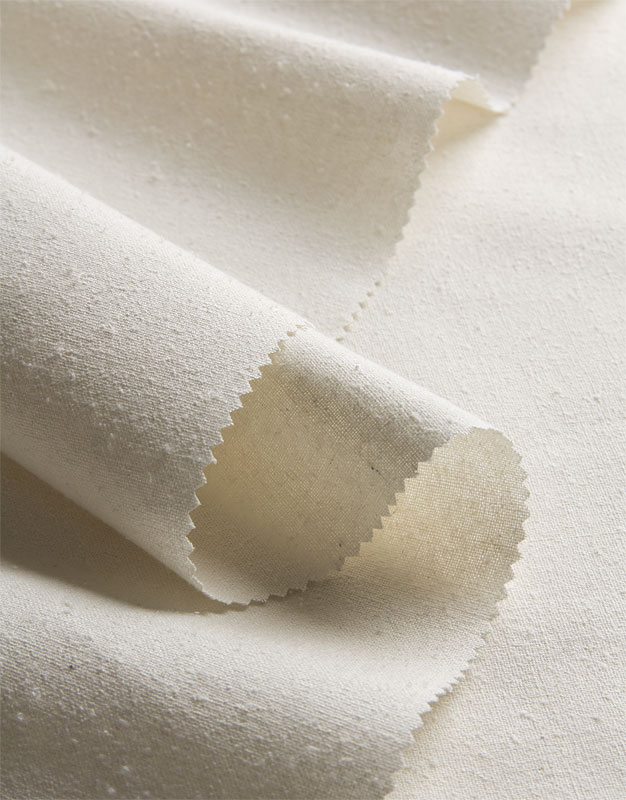 Bourette 34, Woven, Fabrics, creamy white, Silk, fine and ti...