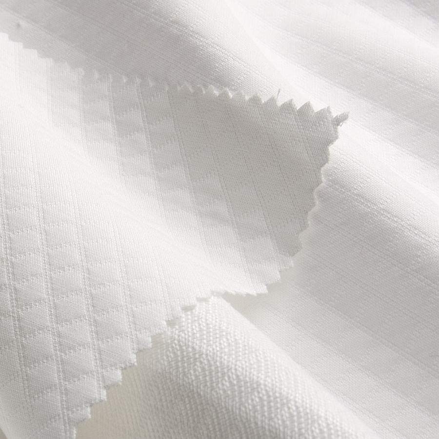 Bw-Raute, Strukturgewebe Stoff, milchweiß, Baumwolle, Raffin...