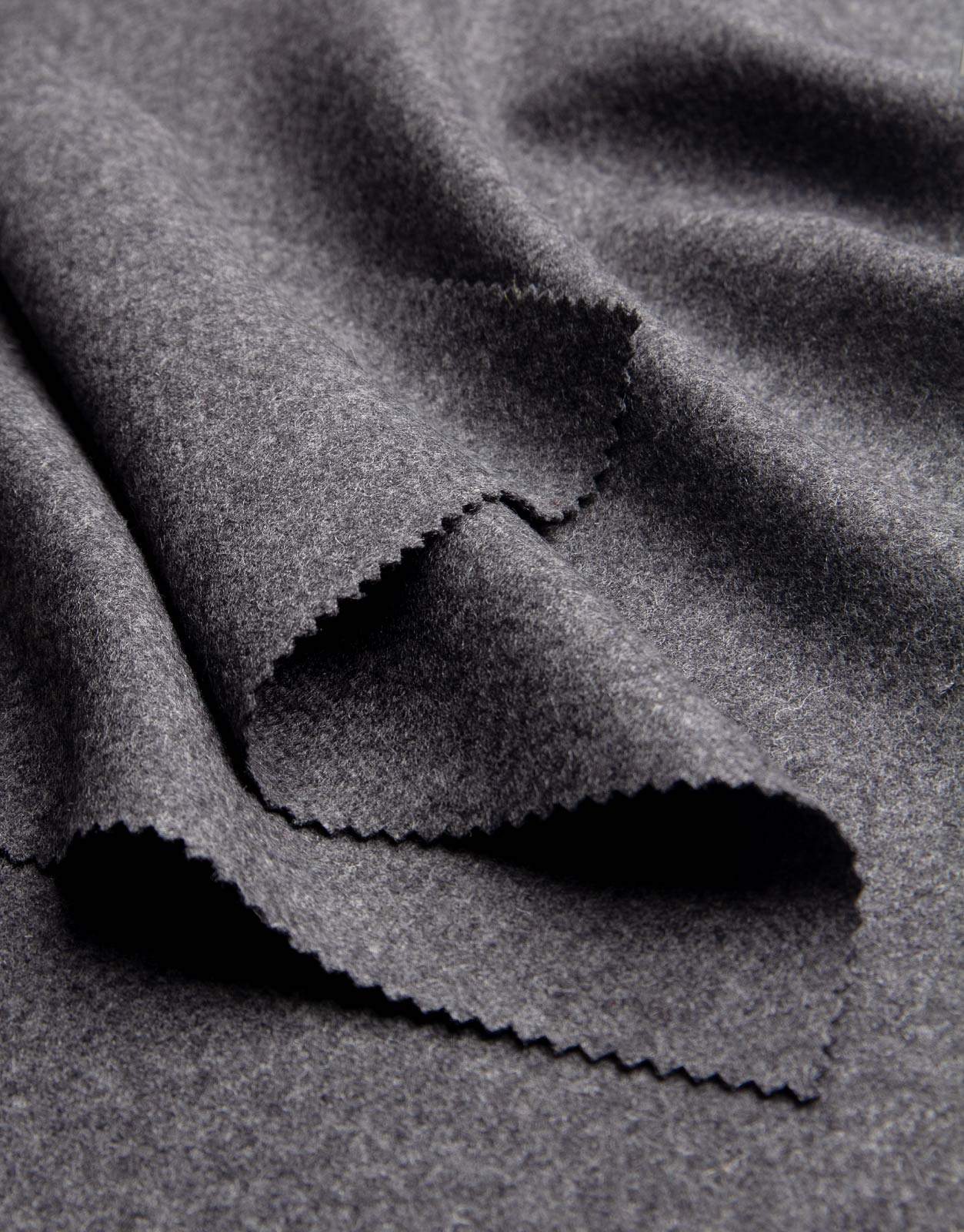 Gatana, Woven (by the meter), Wool, grey mottled, Fine & Medium Woo...