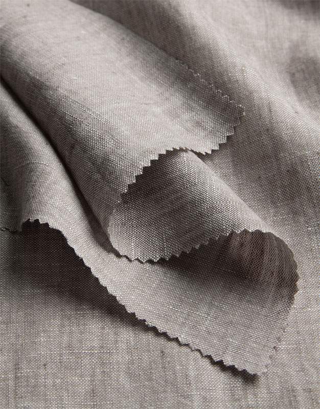 Finolino basalt, Reststück 220 cm, Gewebe, Leinen, grau, 16,, RESTE...