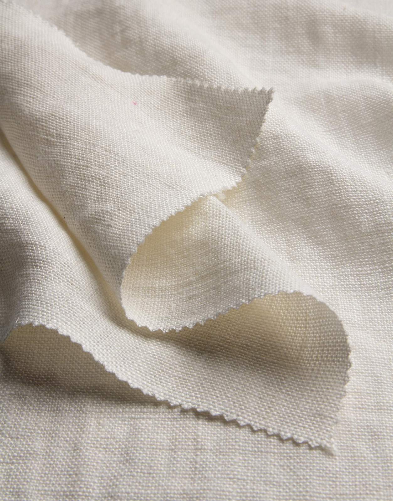 Linela avoria, Reststück 265 cm, Gewebe, Leinen, milchweiß, 16,, RE...