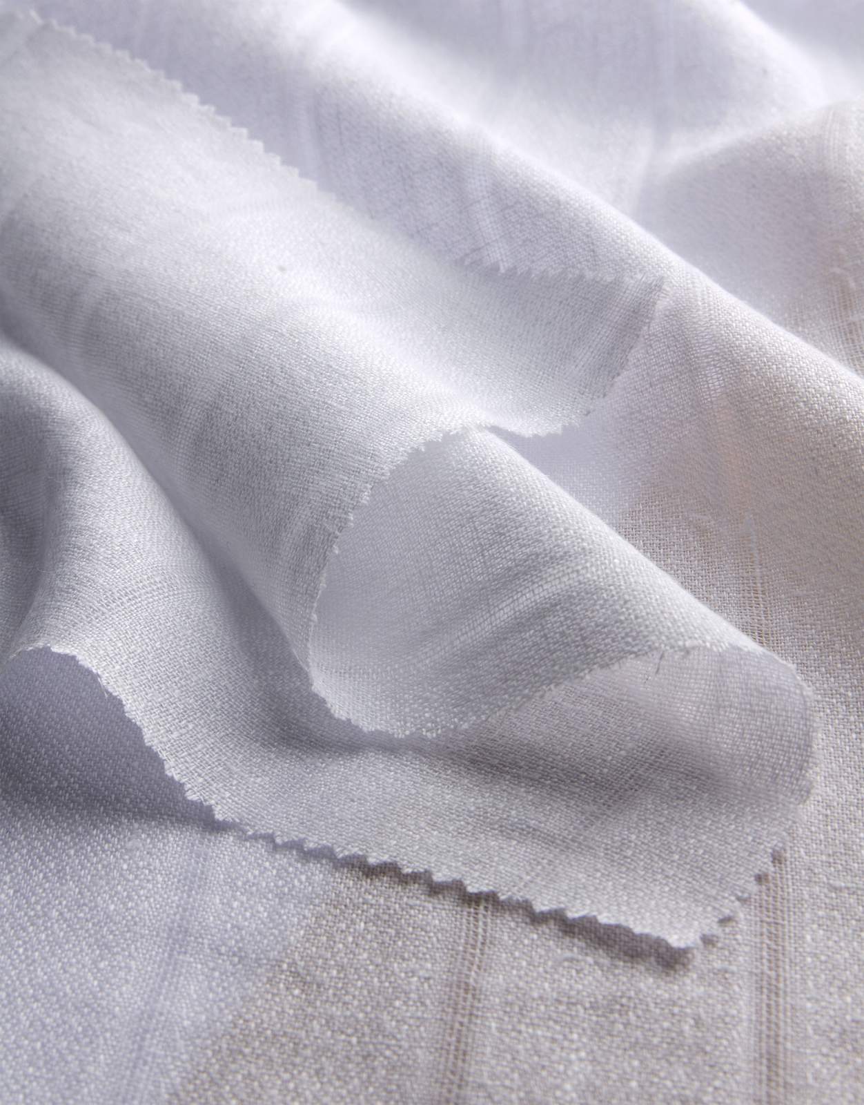 Linuna weiß, Leinwandgewebe Stoff, Leinenstoff, Leinen, Schn...