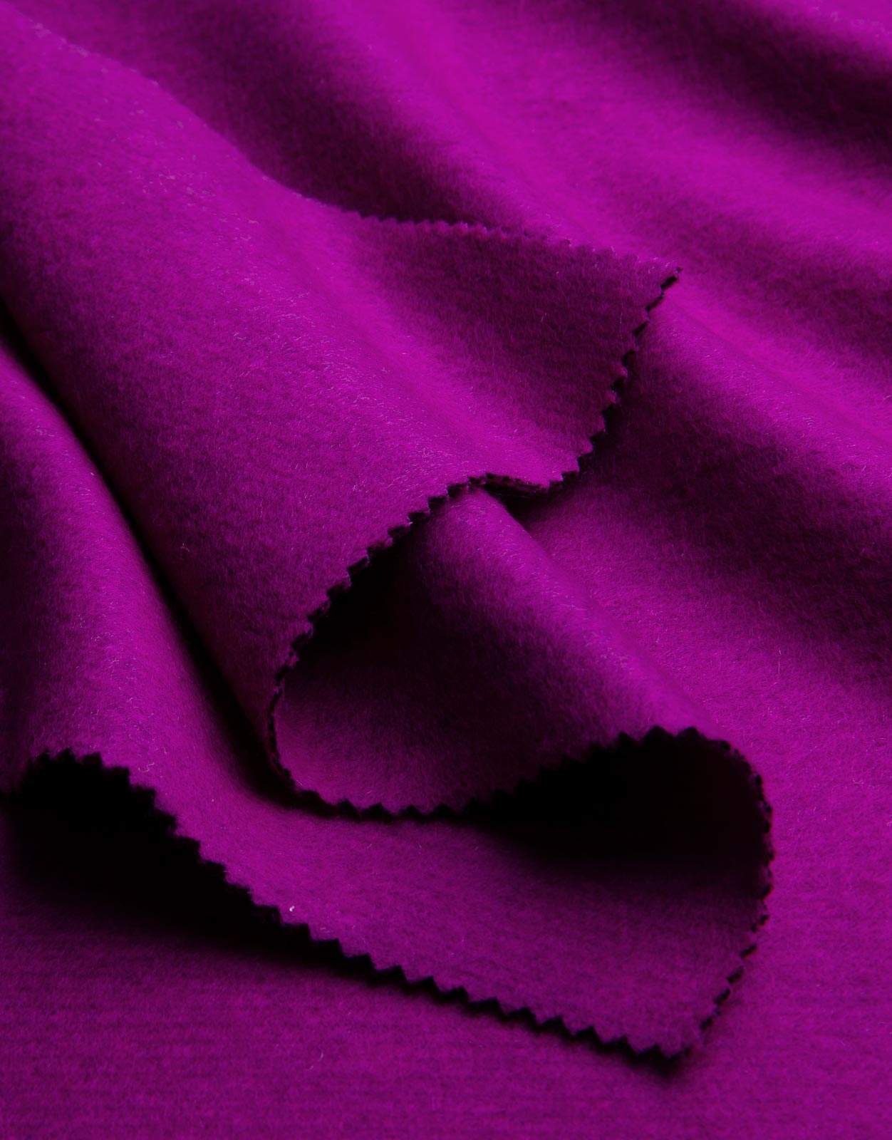 Deka-Fleece magenta, Knitted (by the meter), Wool, magenta, Wool Fl...